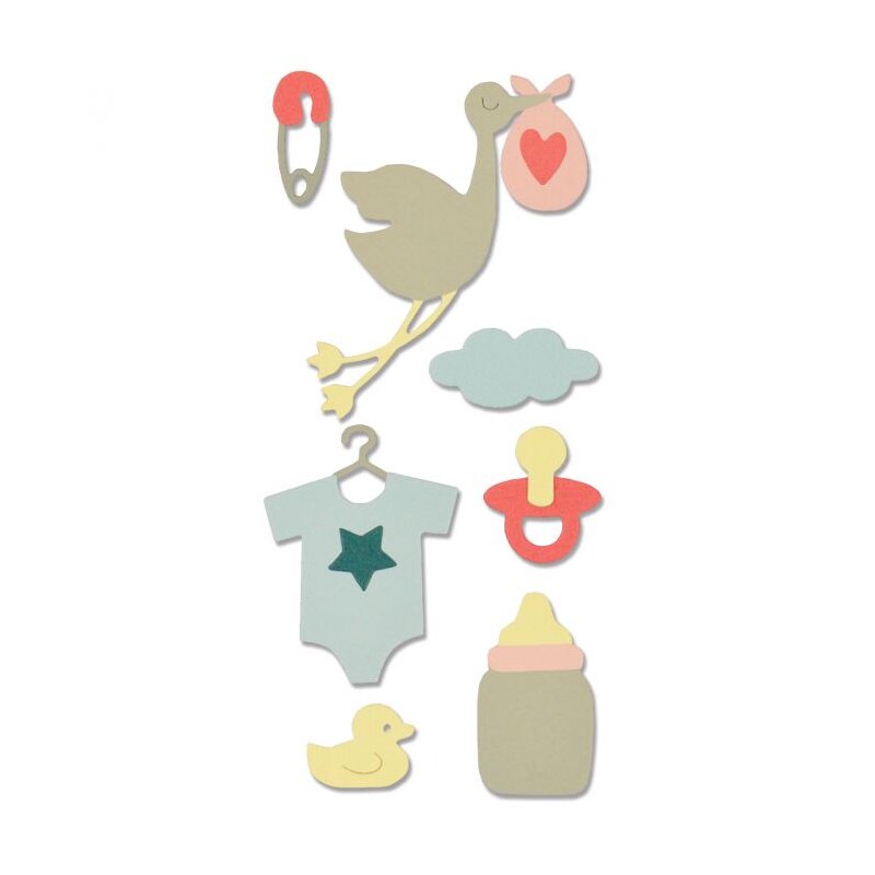 Sizzix Thinlits Die Set 13PK New Baby, 10.15 CHF