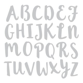 Sizzix Thinlits Die Set 26PK Brush Capital Alpha, 18.95 CHF