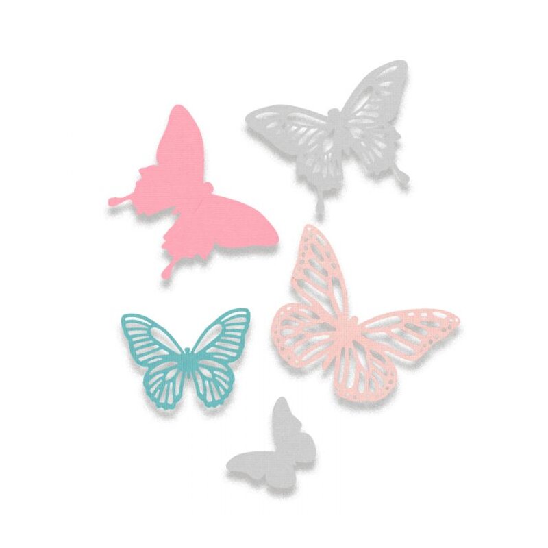 Sizzix Thinlits Die Set 5PK Butterflies, 18.95 CHF