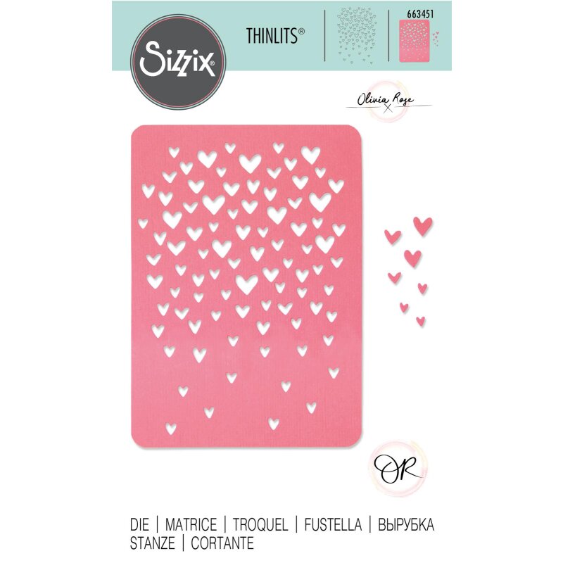 Sizzix Thinlits Die Drifting Hearts by Olivia Rose, 15.95 CHF