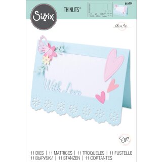 Sizzix Thinlits Die Set 665474 - Lace Card Base by Olivia Rose, 28.95 CHF