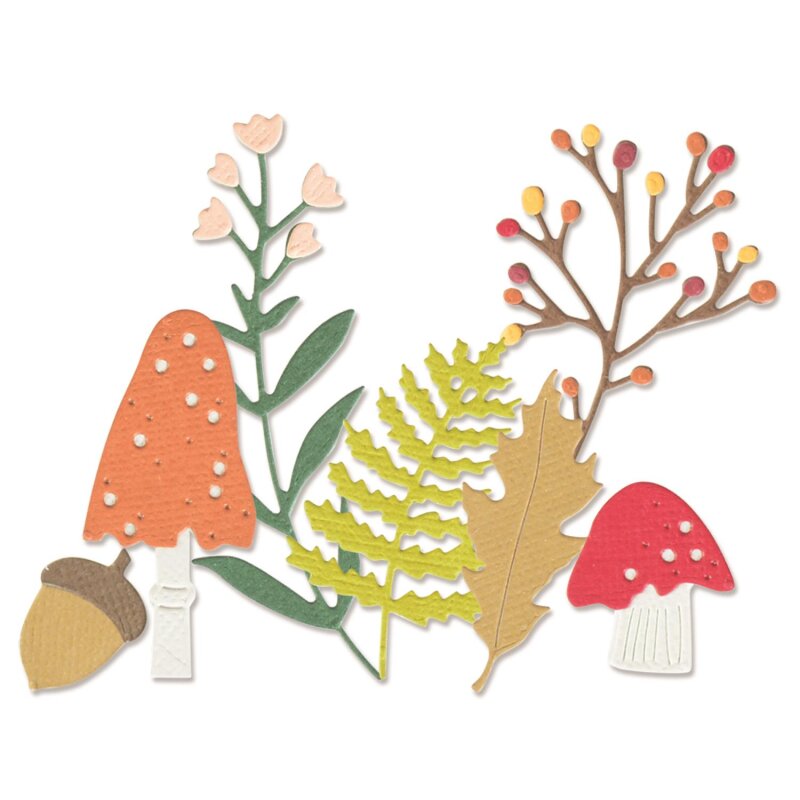 Sizzix Thinlits Die Set 665489 - Winter Nature by Olivia Rose, 11.95 CHF