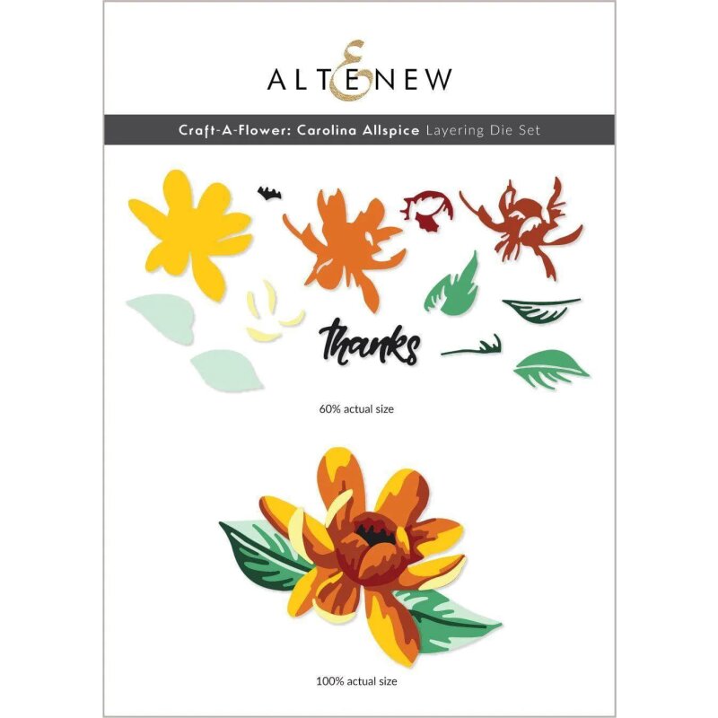 Altenew Craft-A-Flower: Carolina Allspice Layering Die Set, 30.00 CHF