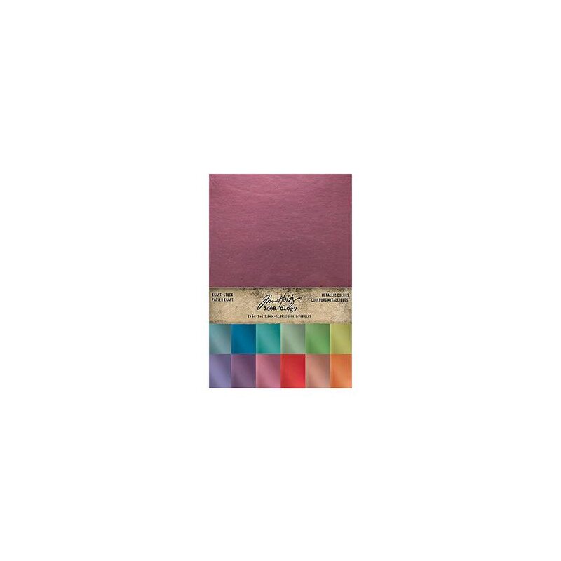 Tim Holtz Idea-Ology Kraft Cardstock Metallics Colours, 15.95 CHF