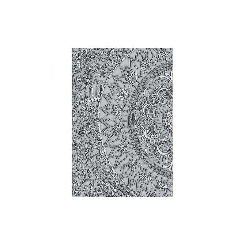 Sizzix 3-D Textured Impressions Embossing Folder - Half Mandala, 11.95 CHF