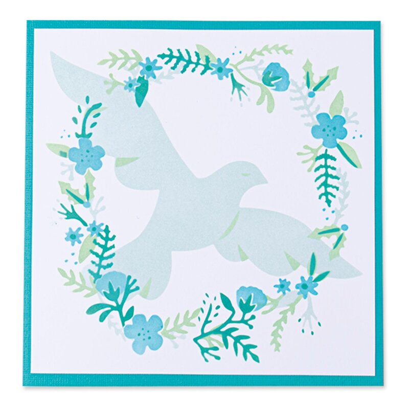Sizzix Layered Stencils 4PK Dove, 19.95 CHF