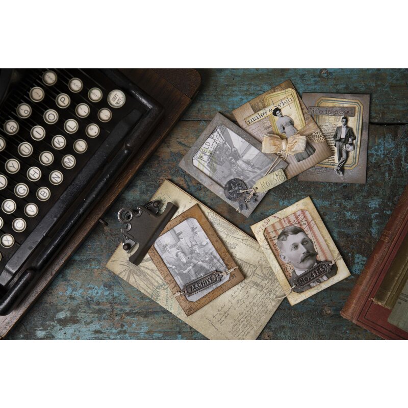 Sizzix Thinlits Die Set 13PK Vintage Labels by Tim Holtz, 19.75 CHF