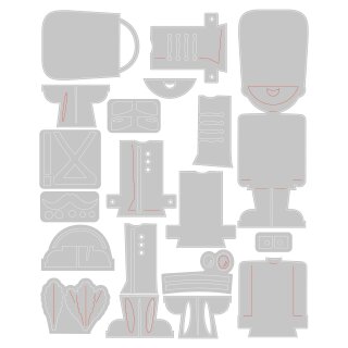 Sizzix Thinlits Die Set 19PK - Harvey, Colorize by Tim Holtz, 18.95 CHF