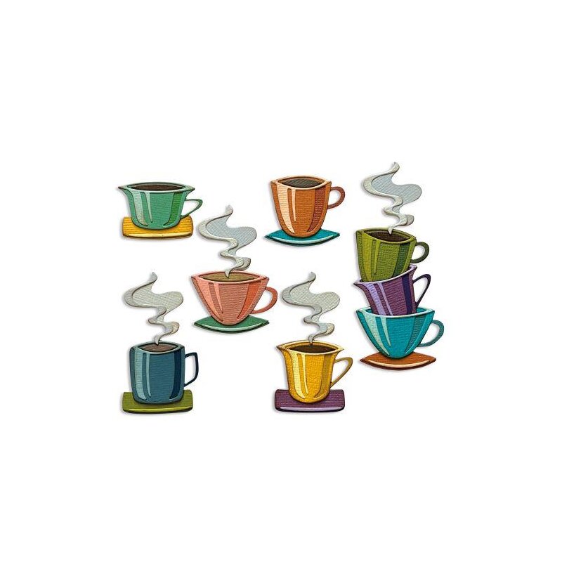 Sizzix Thinlits Die Set 28PK Papercut Café by Tim Holtz, 24.95 CHF