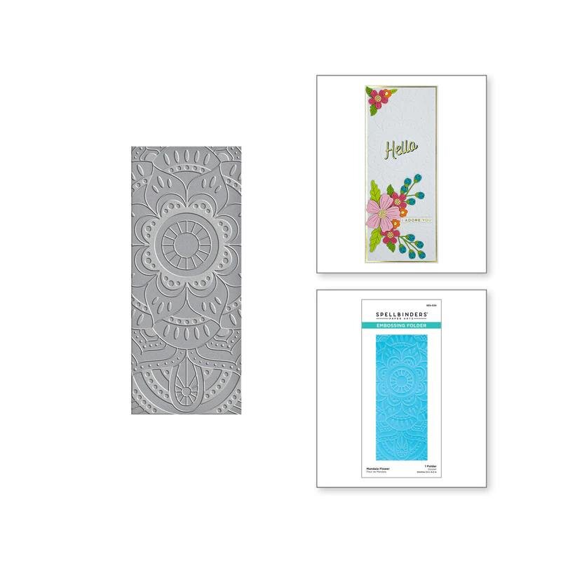Mandala Flower Embossing Folder from the Be Bold Collection, 8.95 CHF