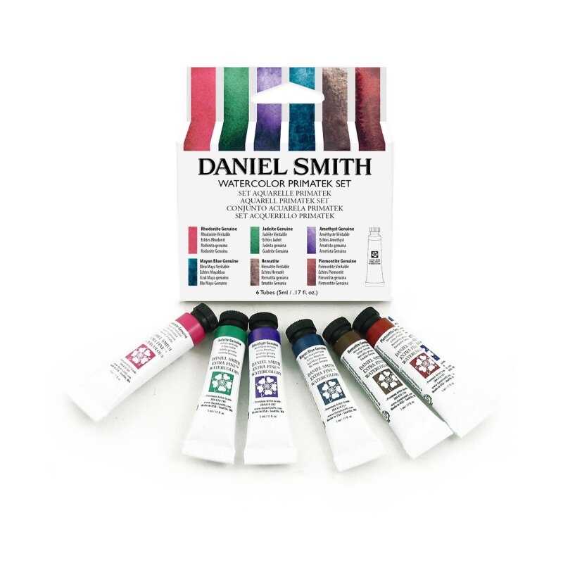 Daniel Smith - Watercolour 5ml Primatek Introductory Set with 6 Tubes ...