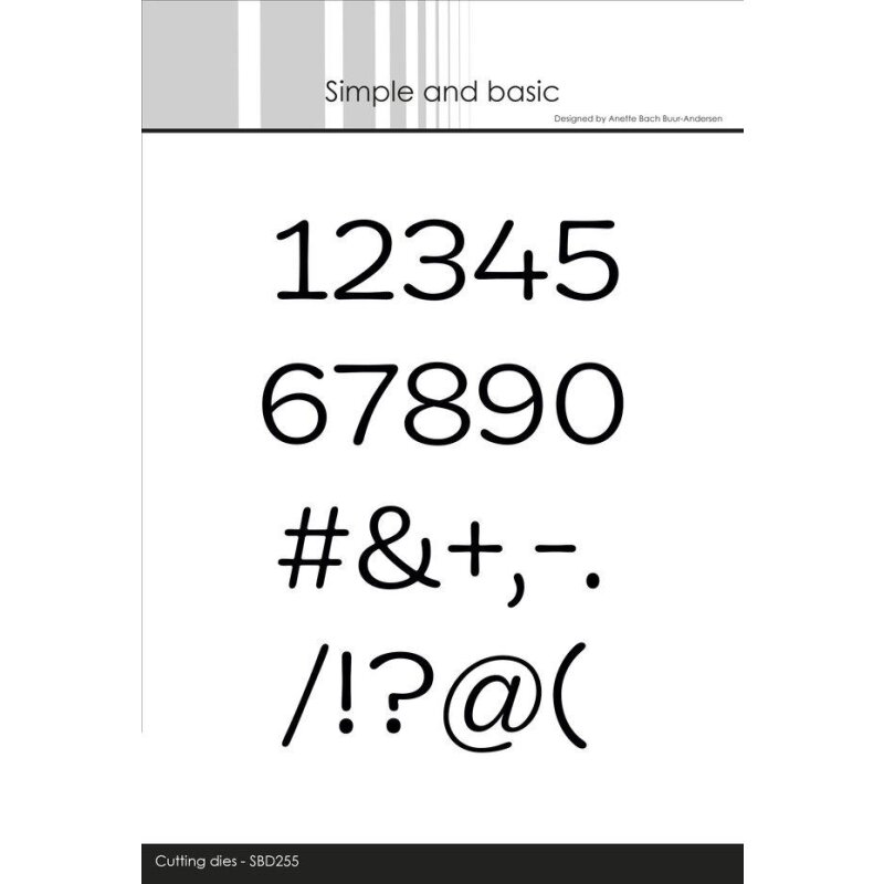 Stanzschablonen Zahlen und Zeichen, 19.95 CHF