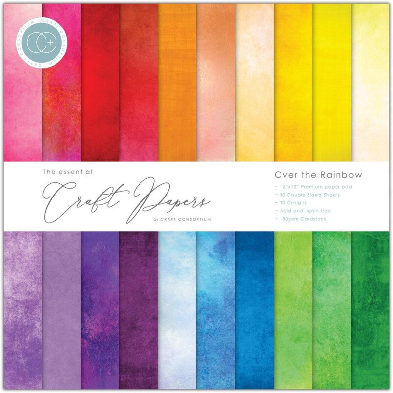 Essential Craft Papers 12x12 Over the Rainbow, 14.95 CHF