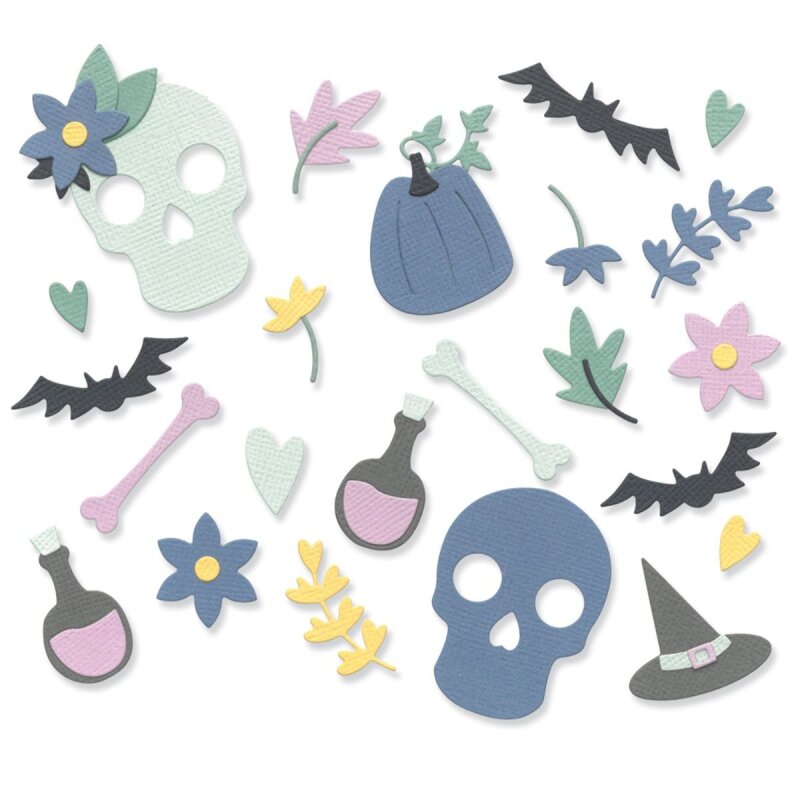 Sizzix Thinlits Die Set 15PK Spooky Icons by Lisa Jones, 14.95 CHF
