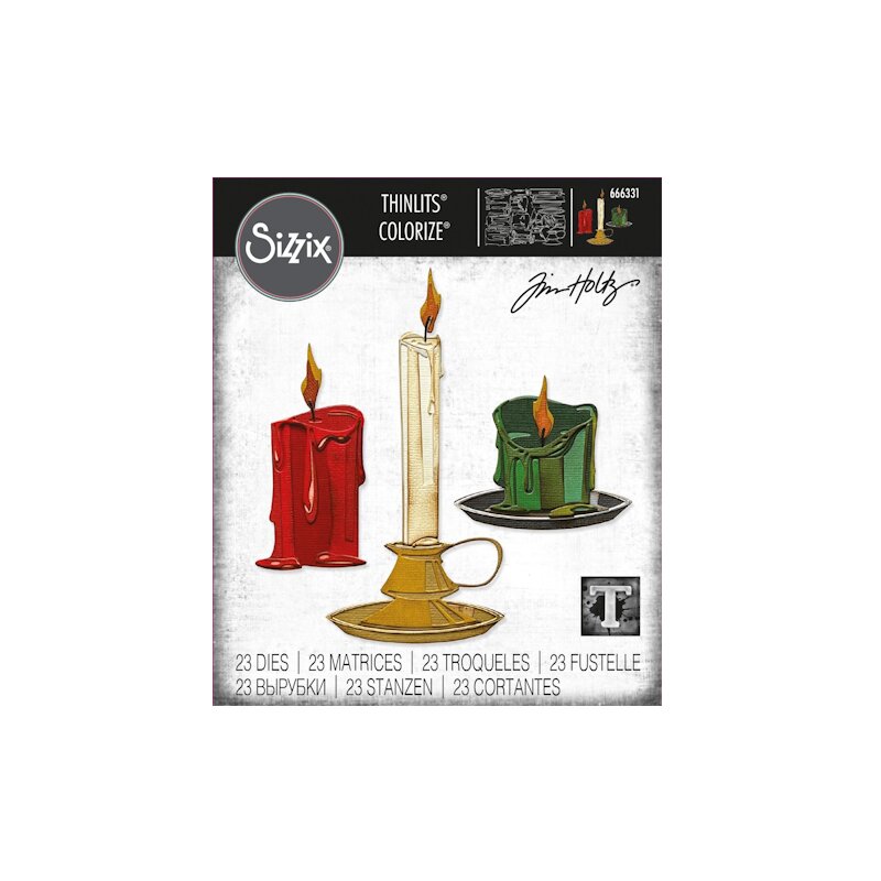 Sizzix Thinlits Die Set 23PK - Candleshop, Colorize by Tim Holtz, 32.00 CHF