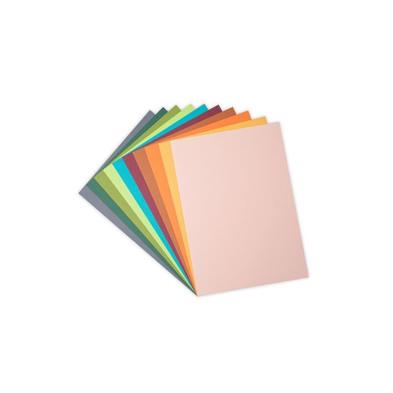 Sizzix Surfacez Cardstock, 10 Electic Colors a 6 Sheets, 24.95 CHF