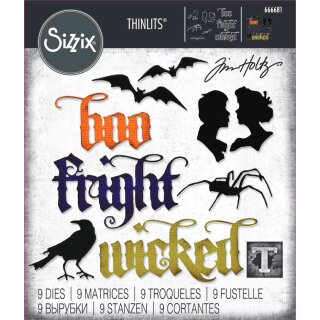 Sizzix Thinlits Die by Tim Holtz Vault Gothic Portraits 9 Dies, 20.95 CHF