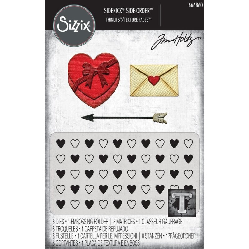 Sizzix 2D Texture Fades w/ Thinlits Die by Tim Holtz Vault Side Order, 14.95 CHF