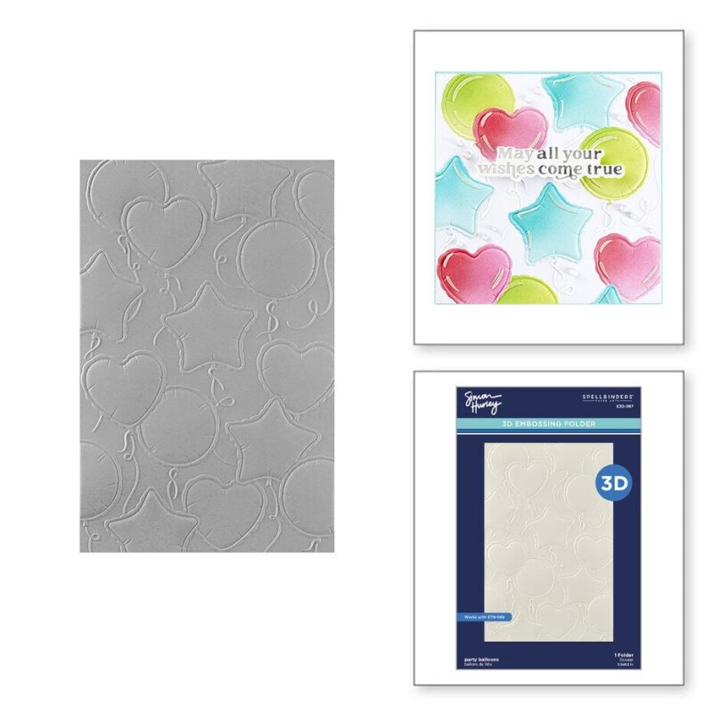 Spellbinders Party Balloons 3D Embossing Folder, 14.95 CHF