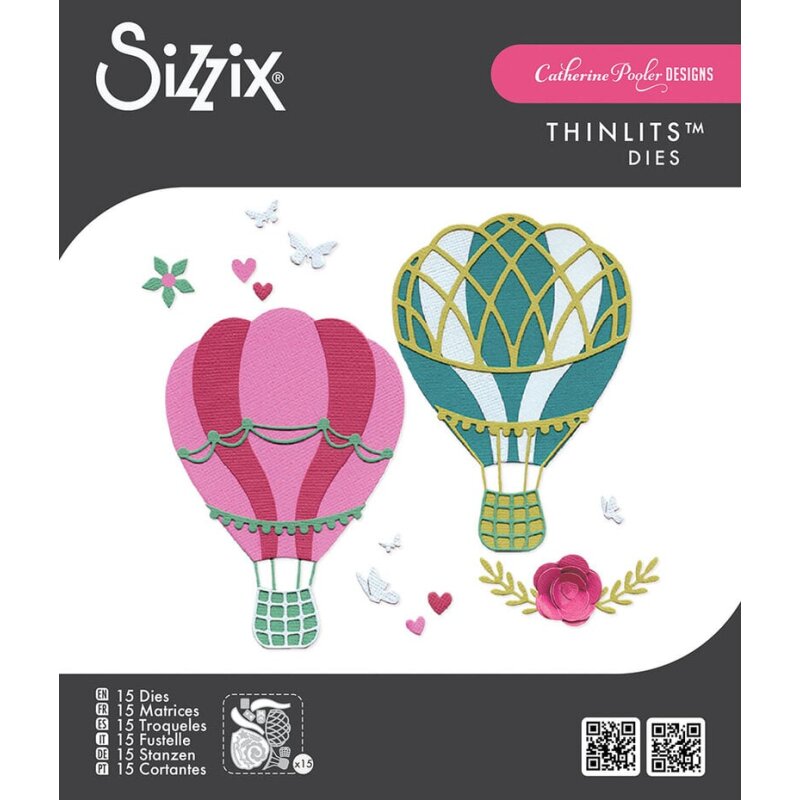 Sizzix Thinlits Die Set 15PK - Floating Fancy By Catherine Pooler, 26.95 CHF