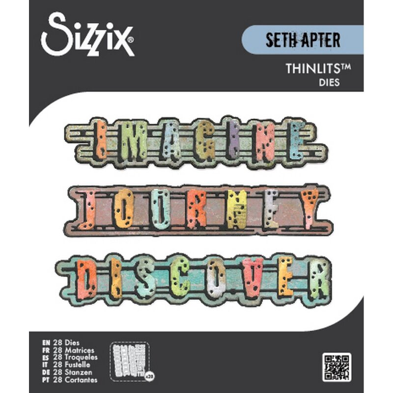 Sizzix Thinlits 28PK Die Set - Word Wafers #1 By Seth Apter, 26.95 CHF